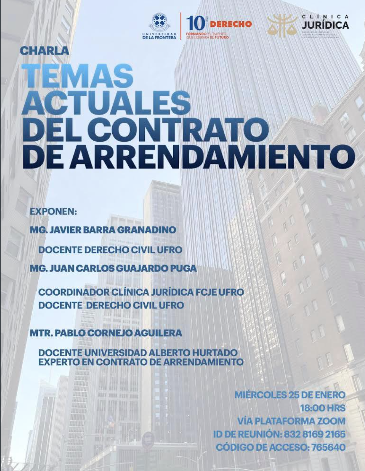Charla "Temas actuales del contrato de arrendamiento" - DOE ...