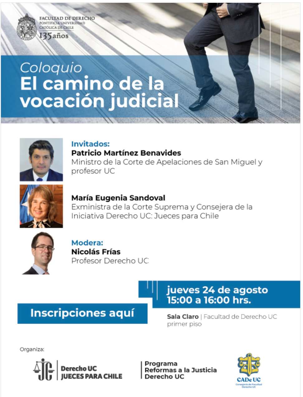 Coloquio "El camino de la vocación judicial" - DOE | Actualidad Jurídica